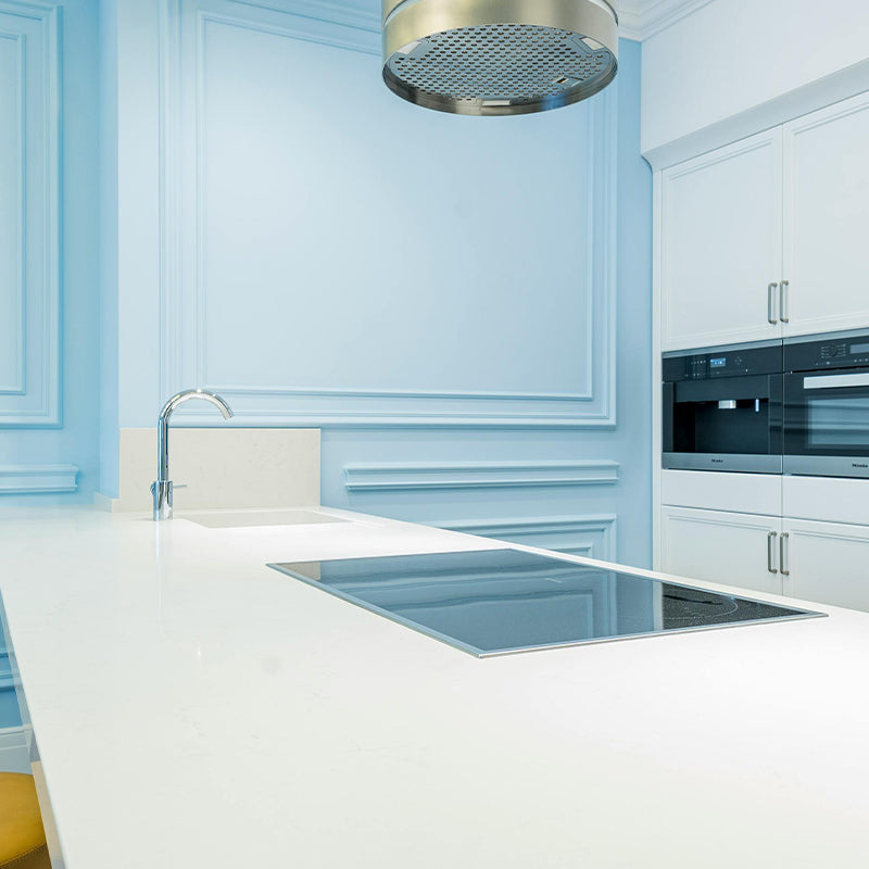 White Kitchen Countertop | Best White Kitchen Worktops Are Available ...