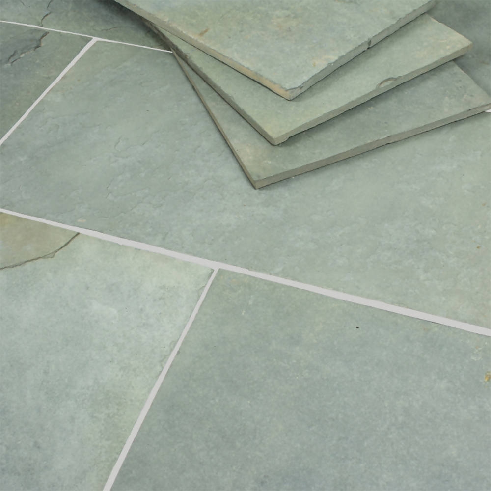 WOODLAND GREEN CALIBRATED RIVEN SLATE TILES | www.work-tops.com
