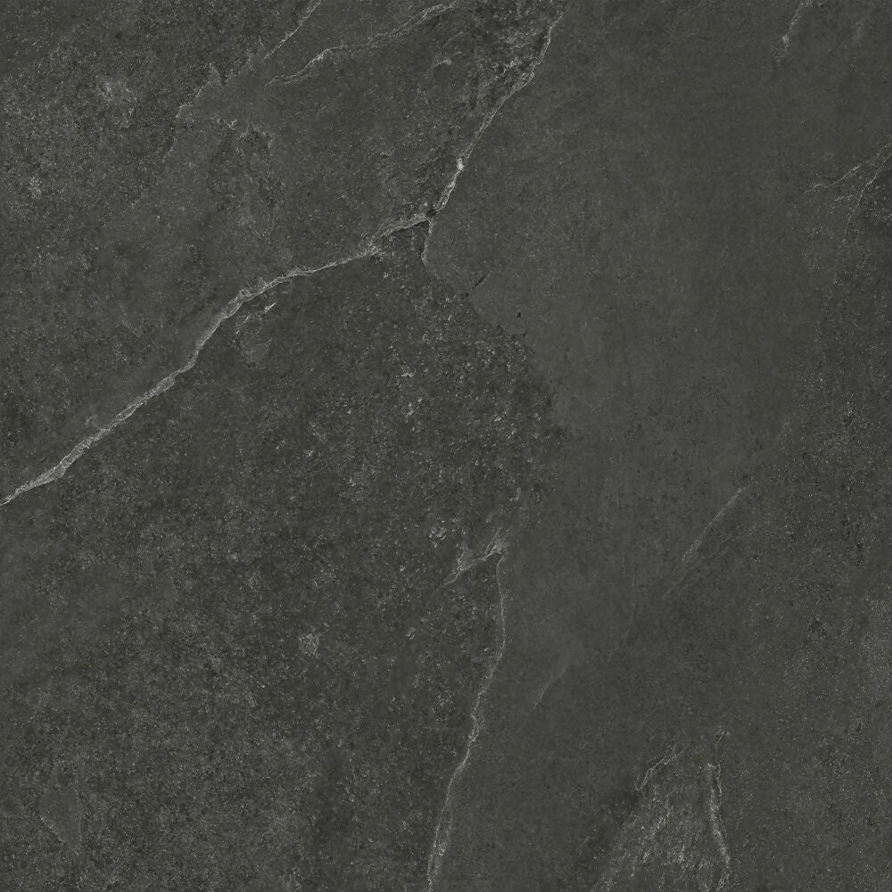JUST BLACK SLATE RECTIFIED PORCELAIN TILE