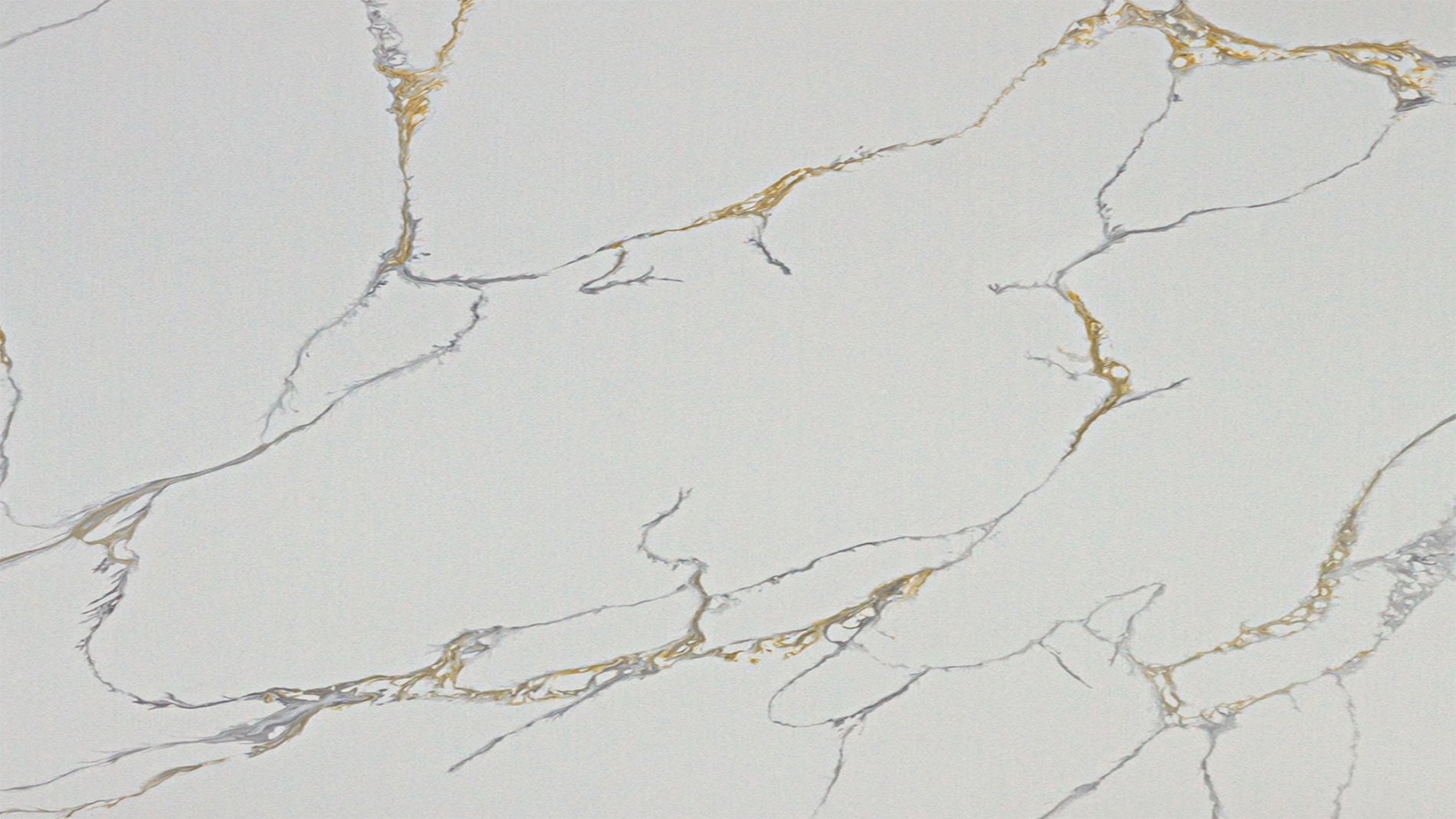 Gold Amalfi Polished Quartz - White Quartz and Gold Veins | UK | www ...