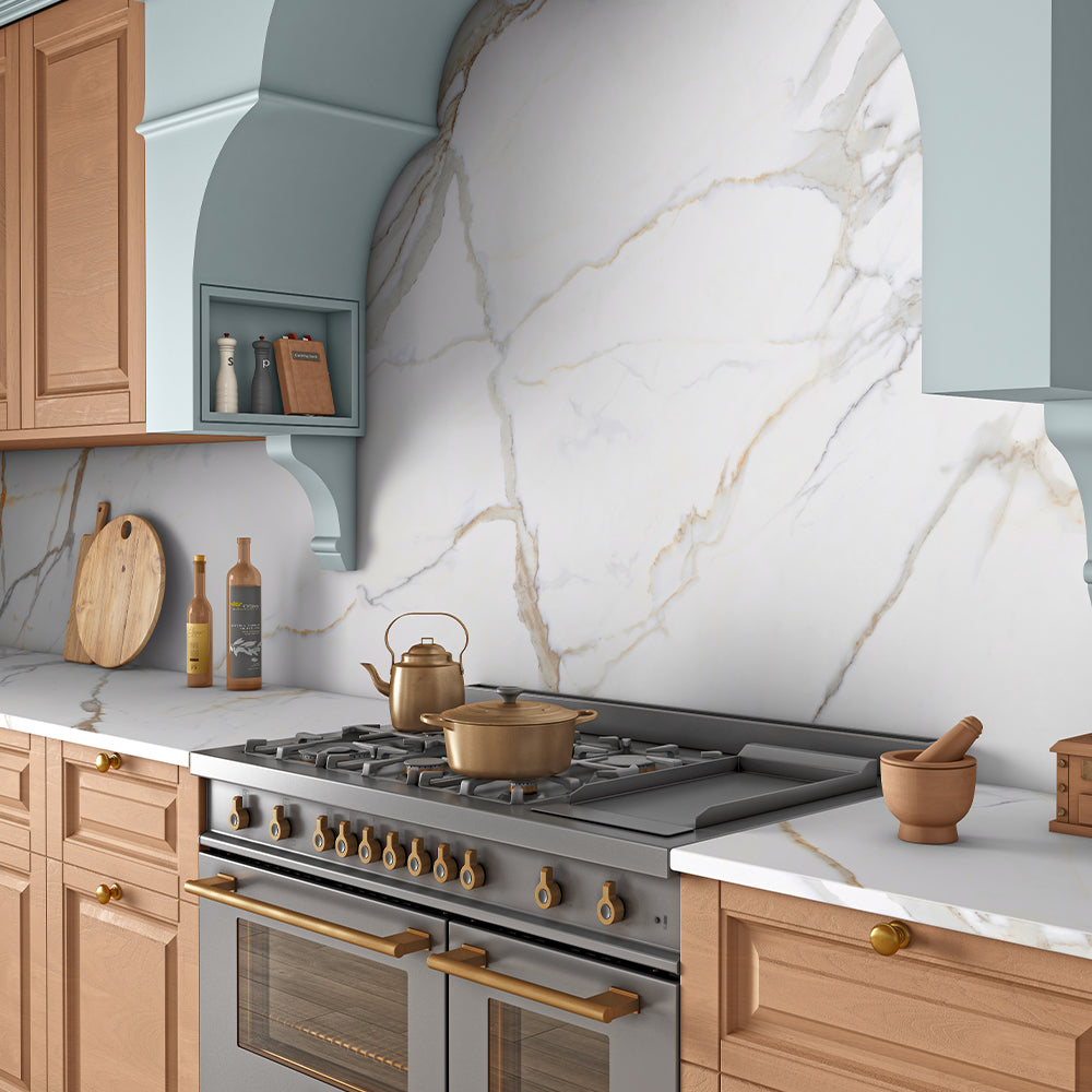 Customisable Calacatta Luna Matt Porcelain Worktops | www.work-tops.com