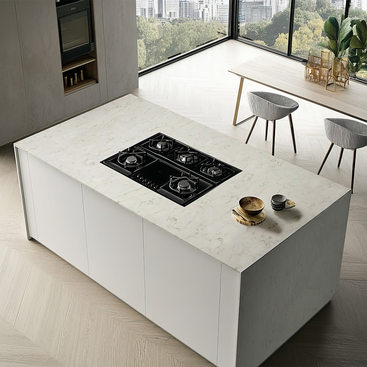 Snowy Ibiza Silestone - Stunning White Quartz Surface | UK | www.work-tops.com
