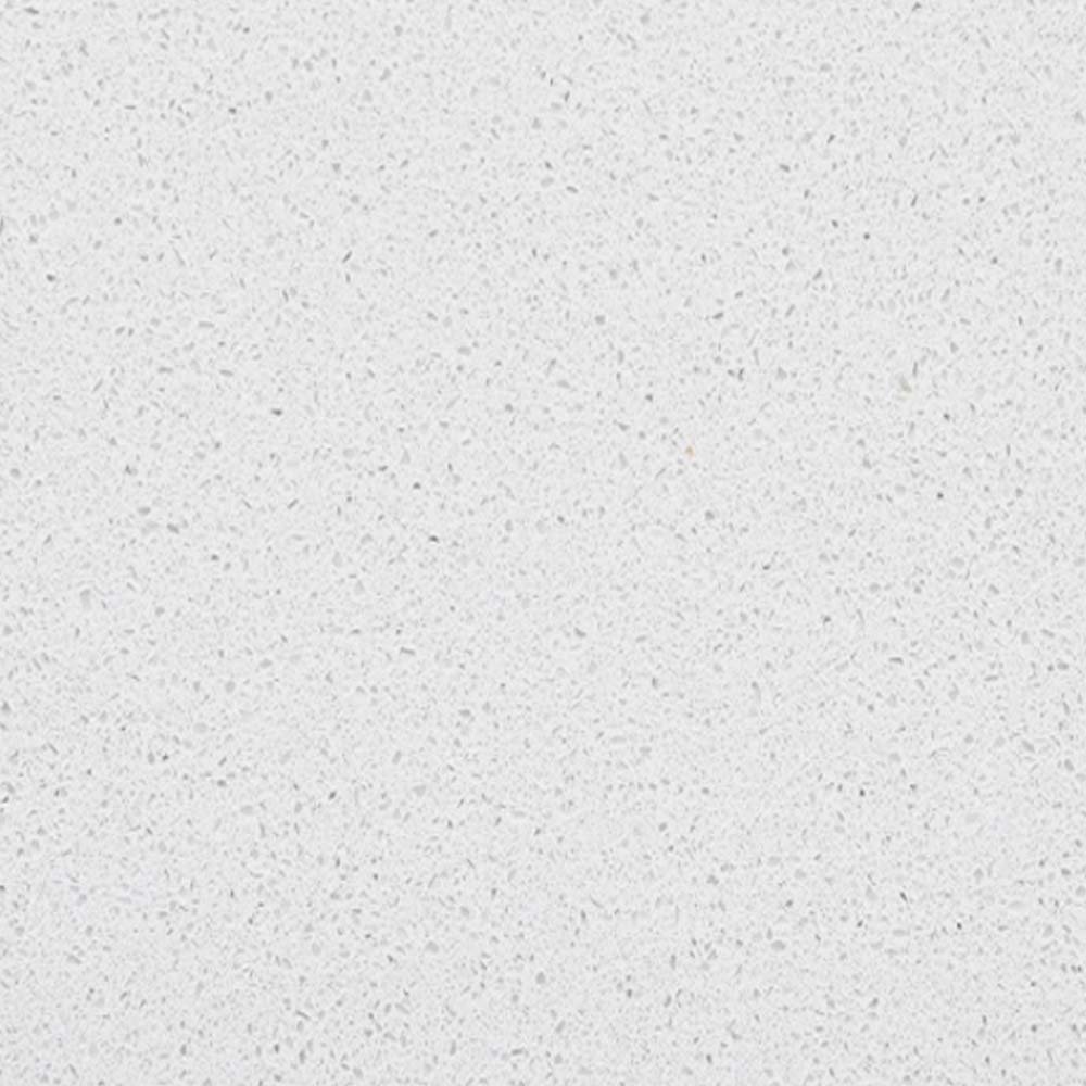 Snow White Polished Quartz Kitchen Surface | www.work-tops.com