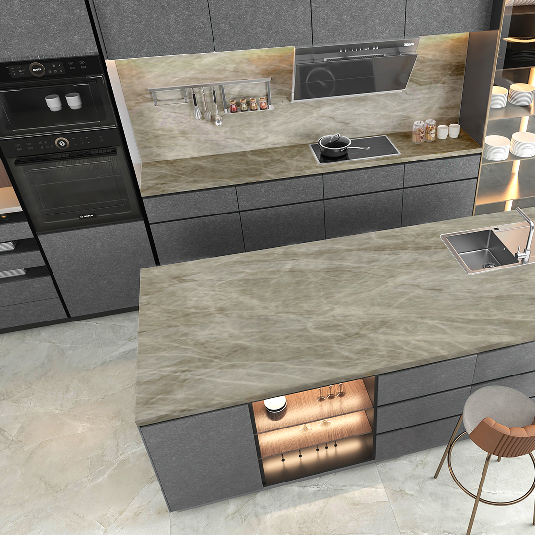 Taj Mahal Quartzite Available in UK | Bookmatch Worktop | www.work-tops.com
