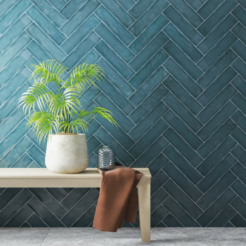 TERAMODA INK PRESSED GLAZED CERAMIC TILE