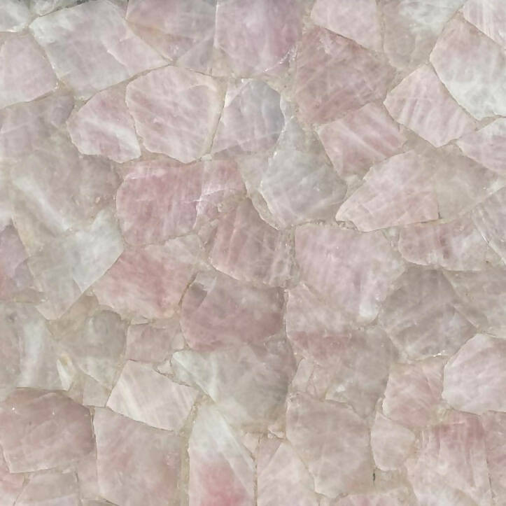 Rose Quartz Semi Precious UK | Decorative Slab Installation | www.work ...