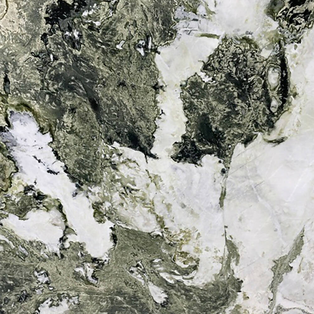 Green Gray Marble Eight Kitchens That Benefit From Generous Marble