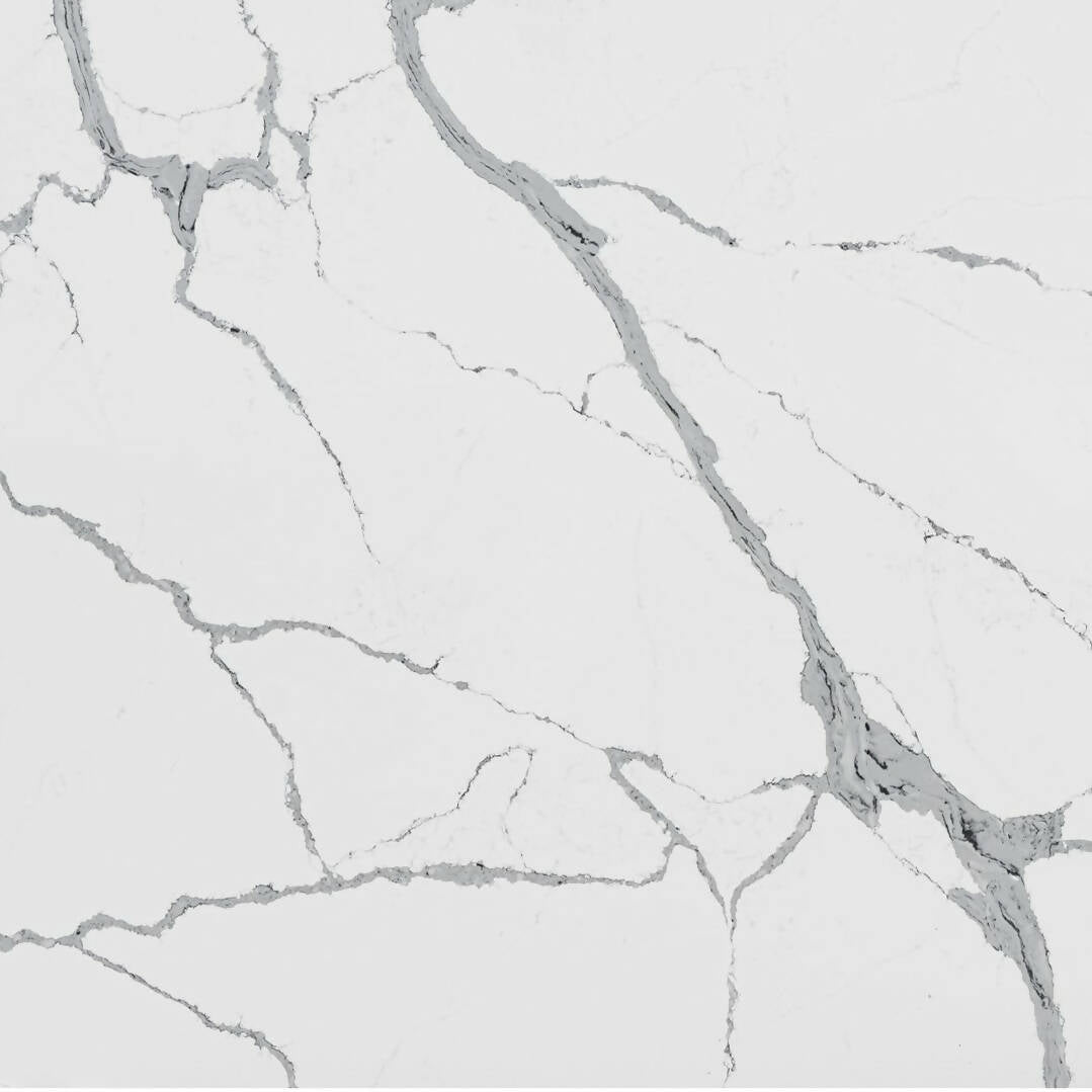 Statuario Venato Quartz Available in UK |Marble-effect Worktops