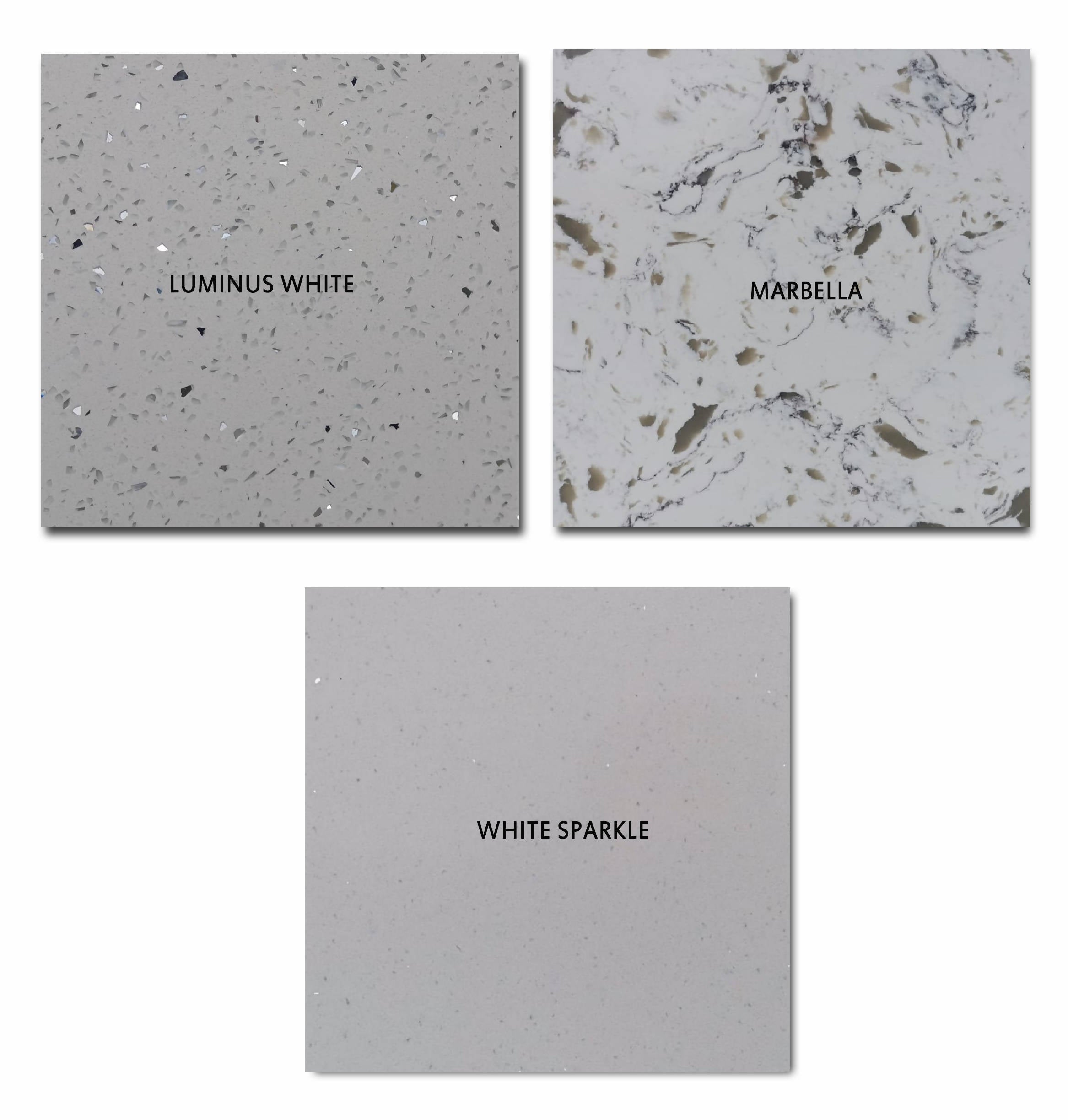 Marbella Quartz Available in UK | White Worktop | www.work-tops.com