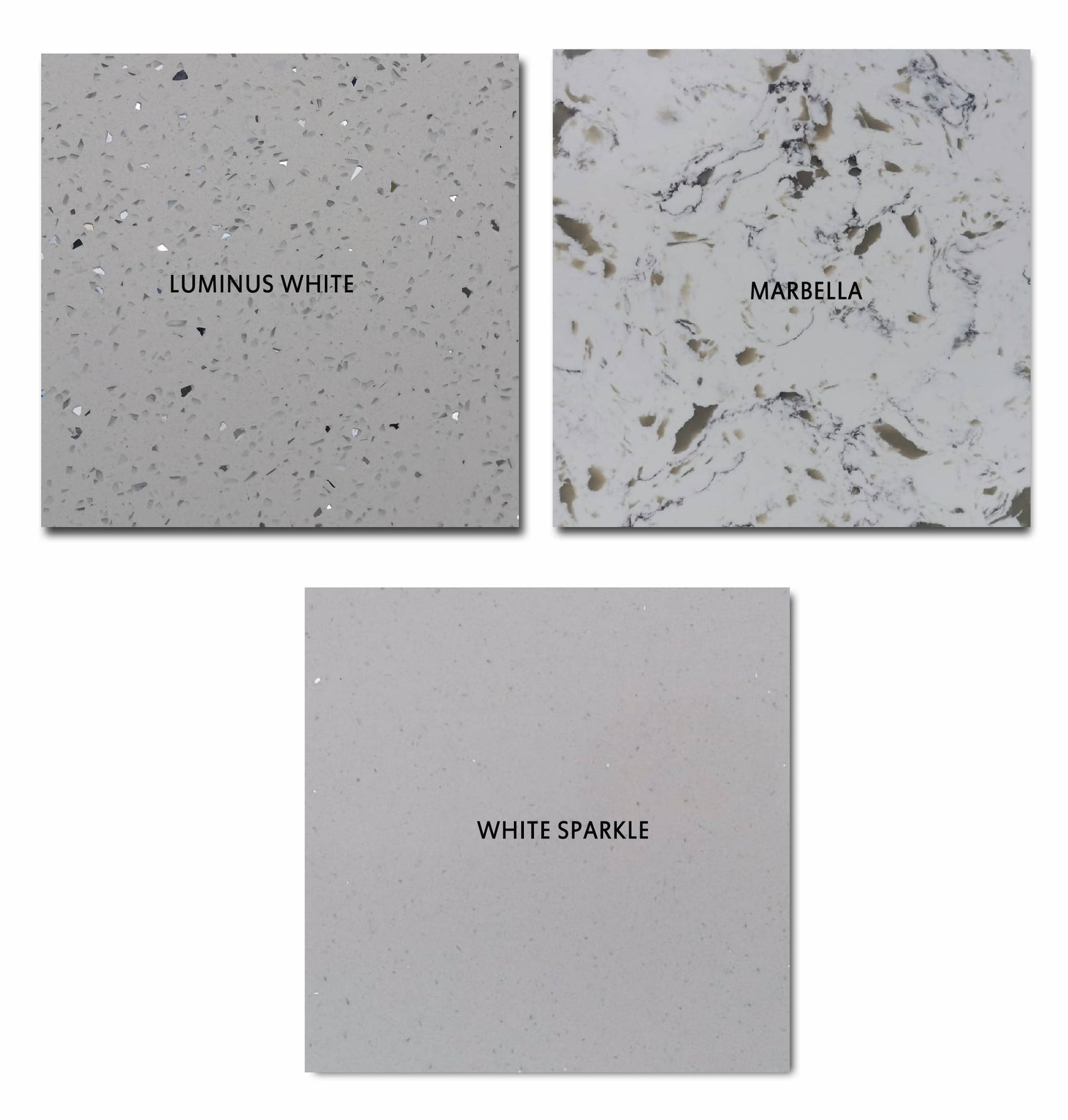 Marbella Quartz Available in UK | White Worktop | www.work-tops.com