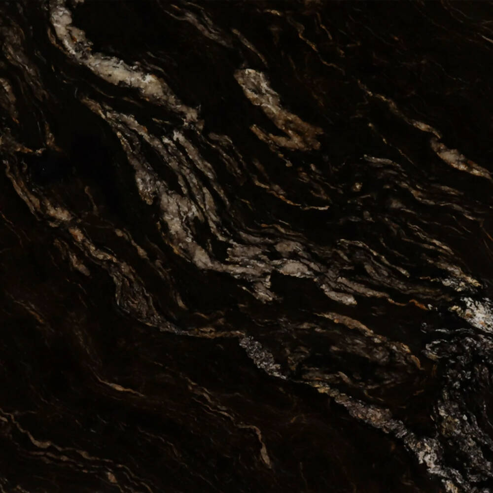 BLACK AND GOLD KITCHEN WORKTOPS