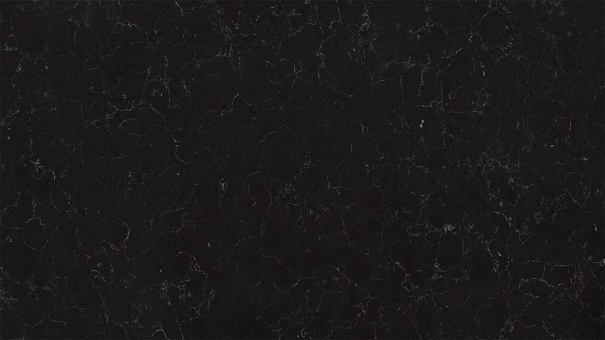 Portoro Quartz available in UK | Deep Black Quartz | www.work-tops.com