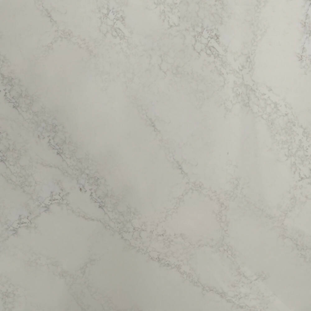 Calacatta Cliff Quartz Available In UK | White Quartz | www.work-tops.com