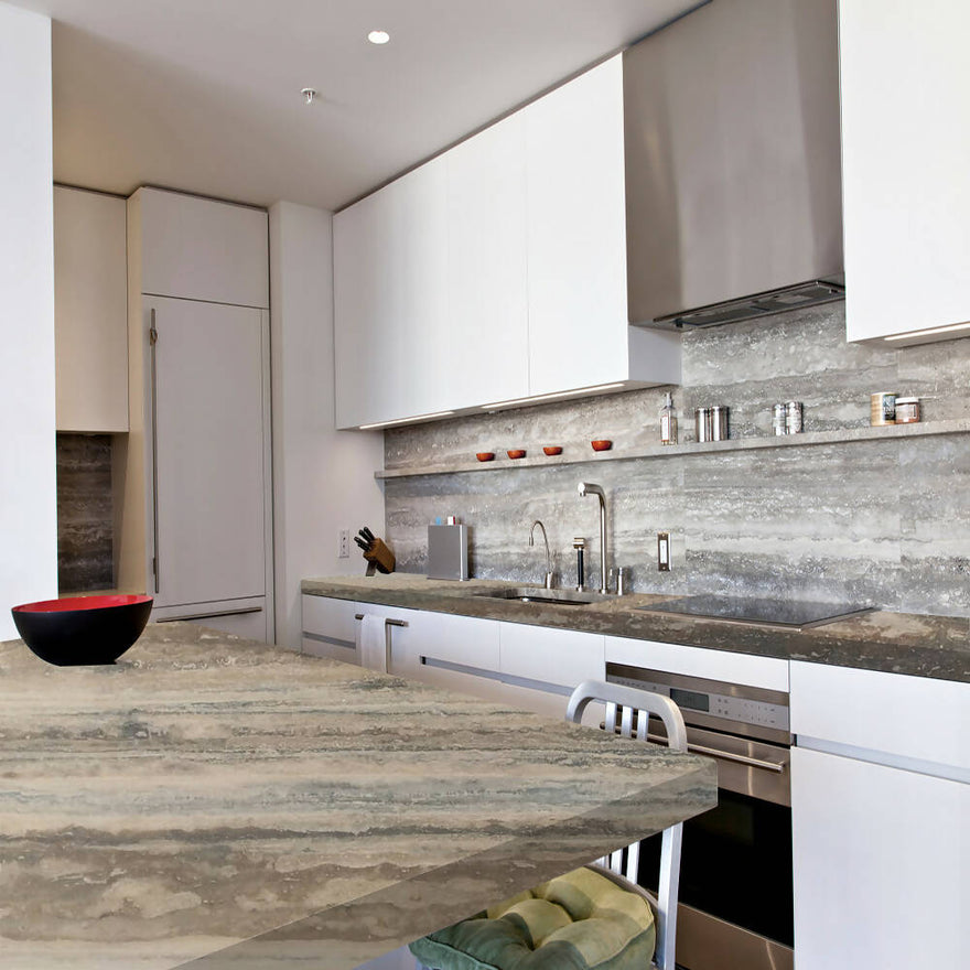 Silver Forest Mastic Travertine UK| Rustic Design