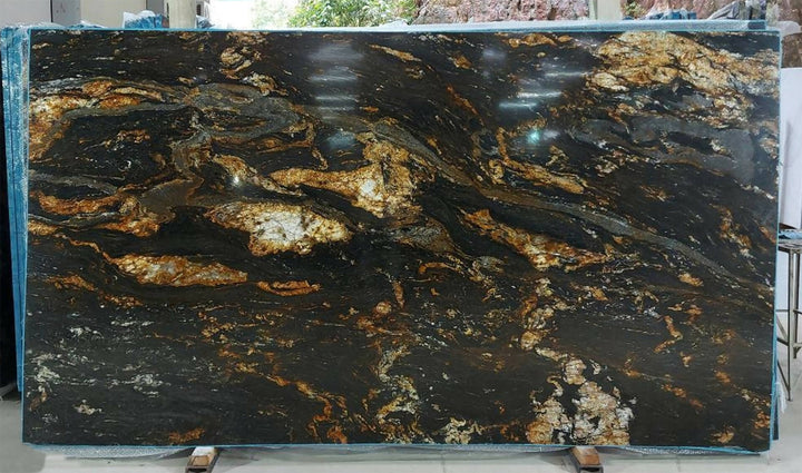 Transform Your Home With Magma Gold Granite; Black Perfect