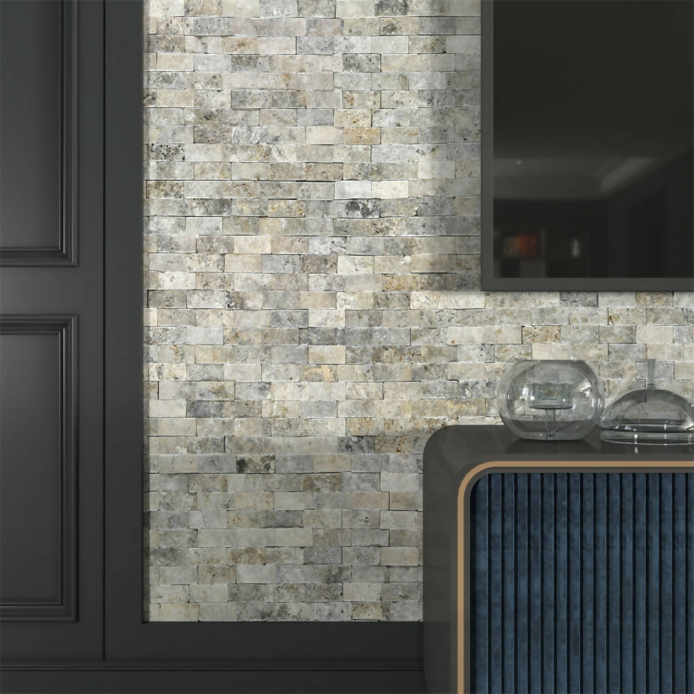 Split Face Travertine Wall Tile Split Face Subway Travertine Stone