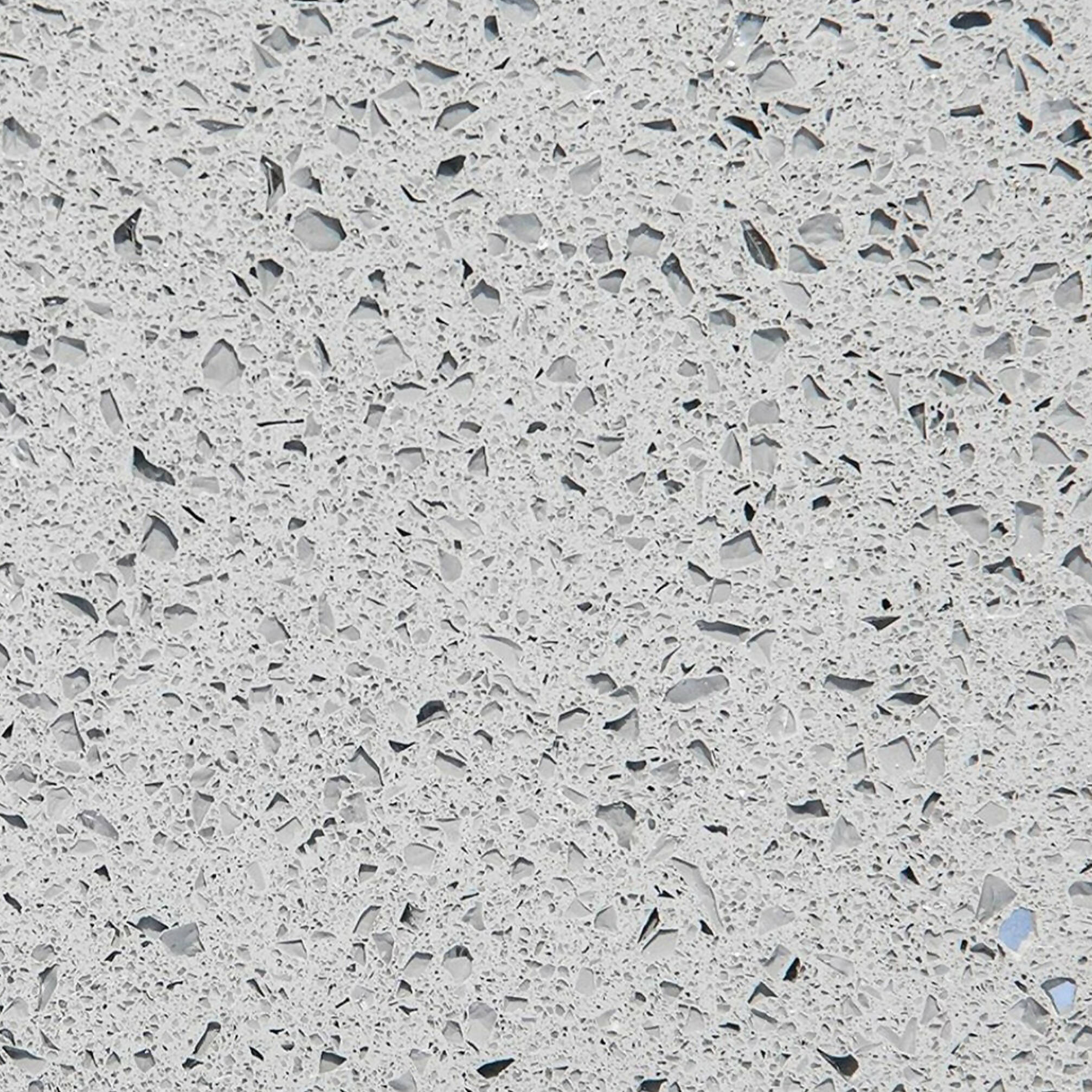 Light Grey Mirror Quartz UK | Durable Grey Worktop | www.work-tops.com
