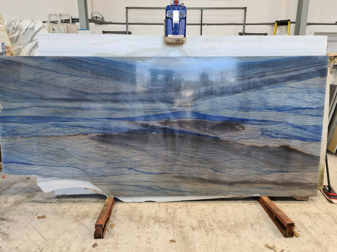 Azul Macaubas Quartzite UK | Blue Worktop