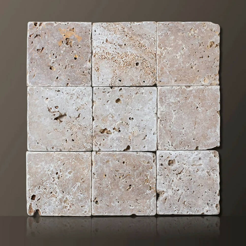 Noce Tumbled Travertine (Set) Tiles Available In UK