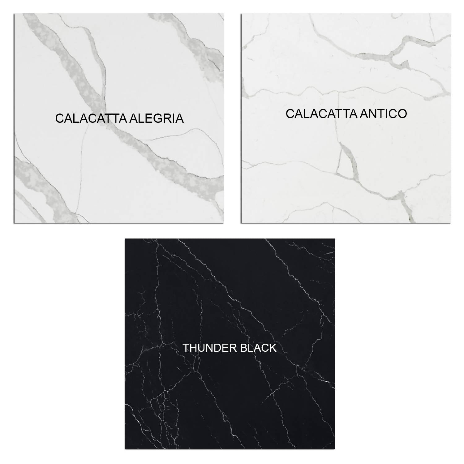 Thunder Black Quartz available in UK | Black, Veined Worktop | www.work ...