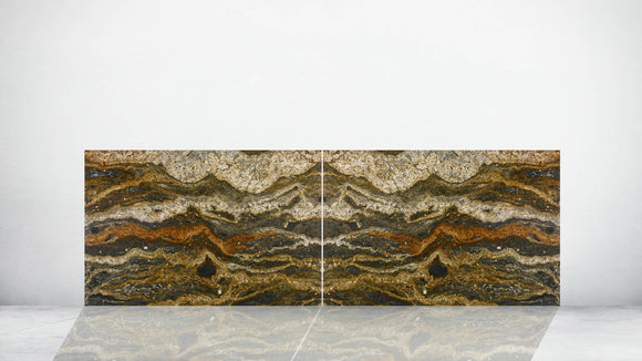 Magma Bookmatch Granite Available in UK | Gold Decor