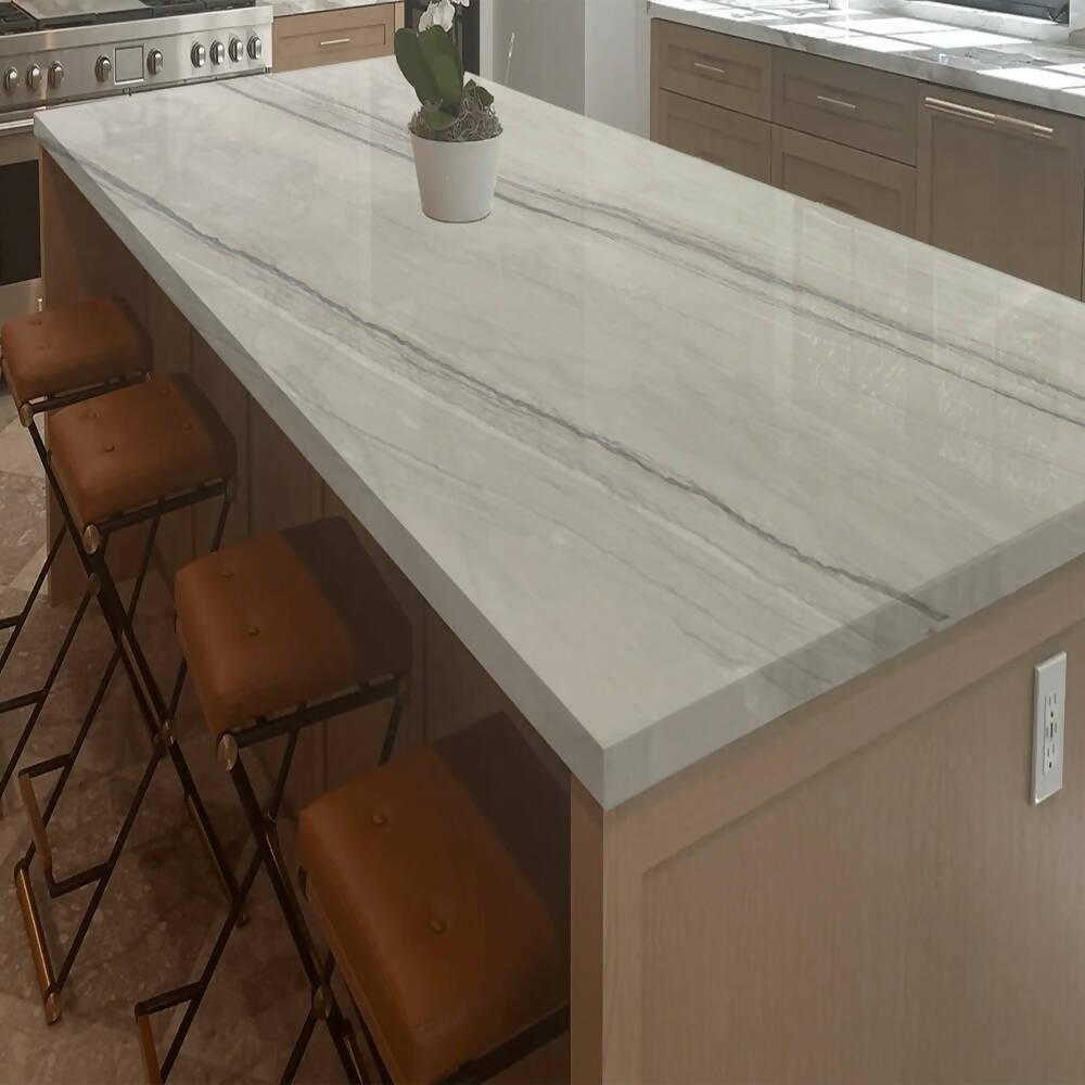 Silver Shadow Exotic Quartzite Best Stone in UK | www.work-tops.com