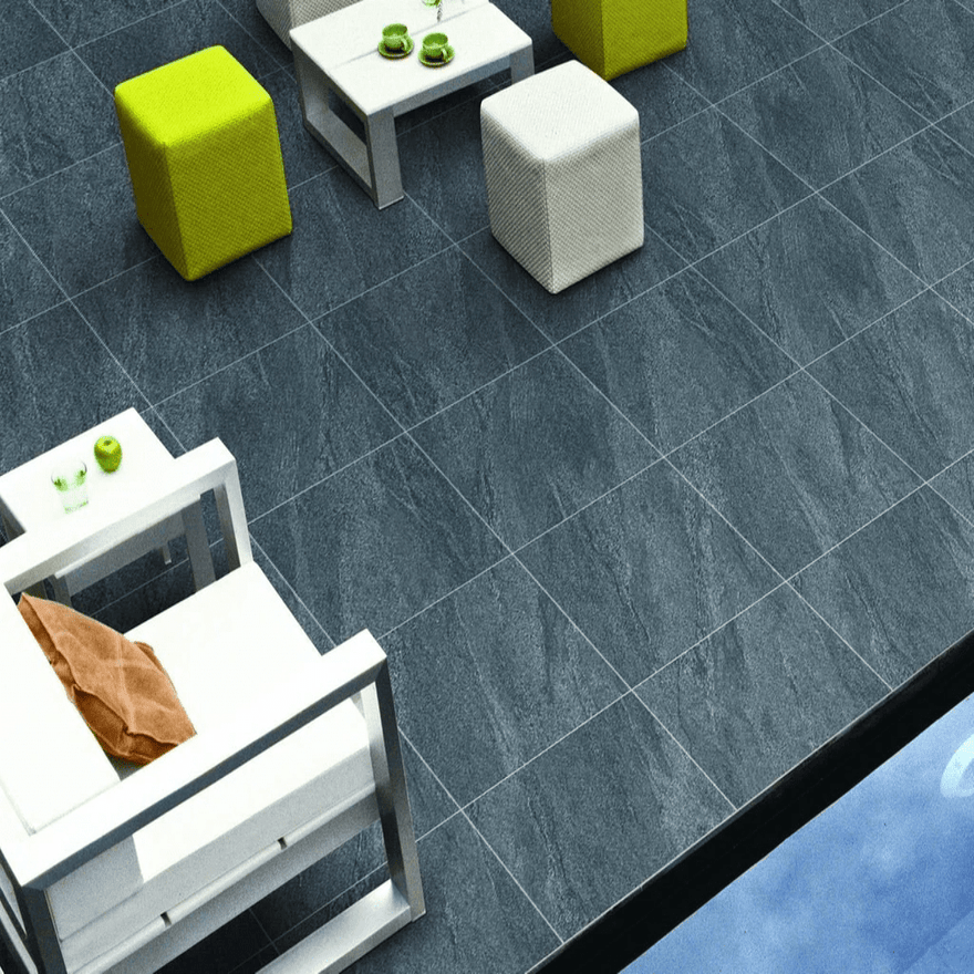 Nero Anthracite Satin Quartzite Available in UK | Durable Worktop