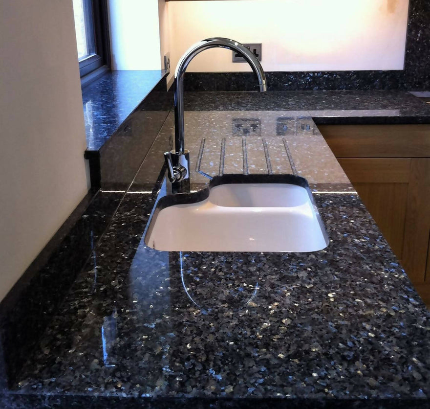 Blue Pearl GT Granite Available In UK | Blue Kitchen
