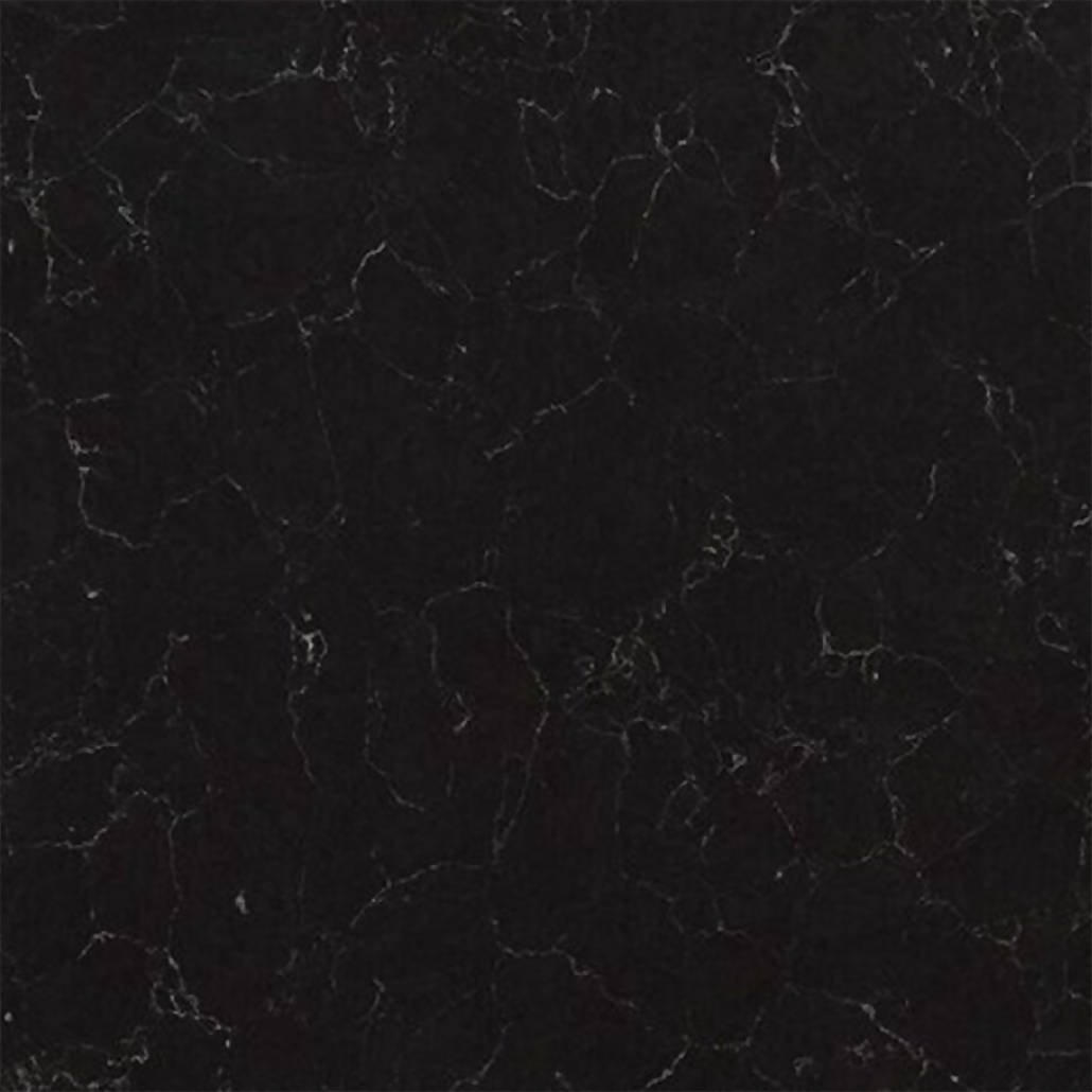 Portoro Quartz available in UK | Deep Black Quartz | www.work-tops.com