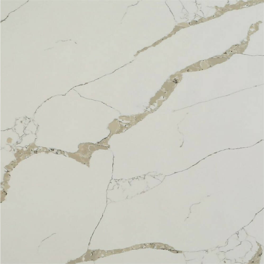 Calacatta Rome Quartz Available in UK | Durable Worktop | www.work-tops.com