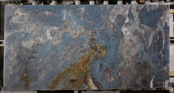 Oceany Azul Do Mar Quartzite for Mid-Century Decor